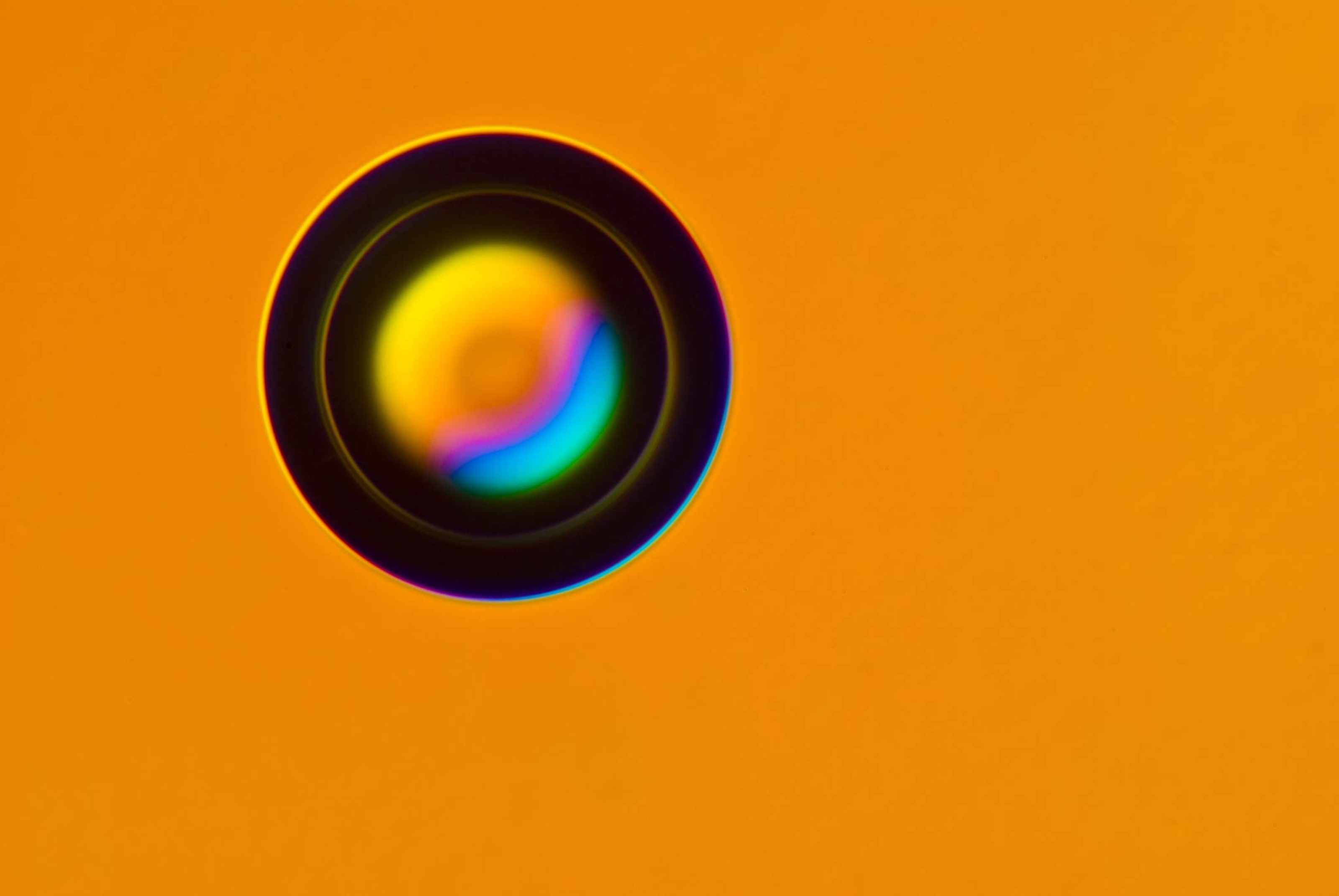 Air bubble in Carbopol gel sample | Nikon Small World